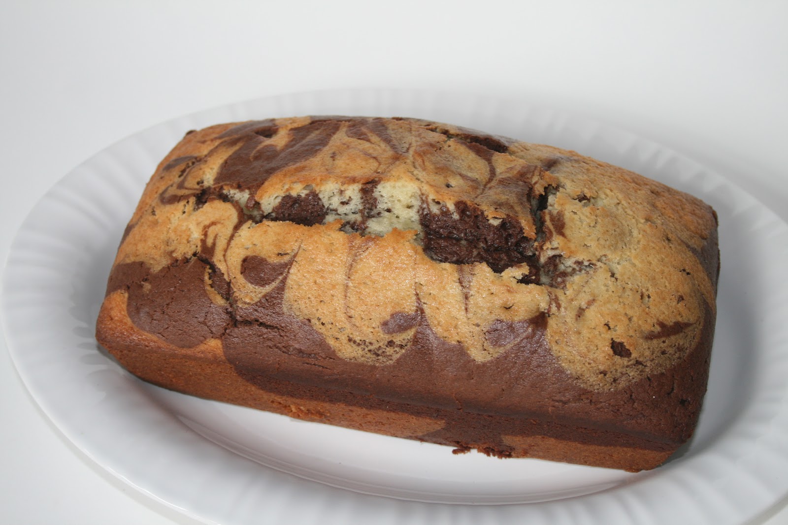 All Betz Off: Chocolate Marble Bread (aka Zebra Cake)