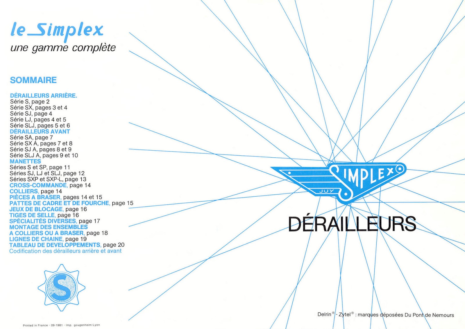CATALOGUES SIMPLEX: SIMPLEX 1981