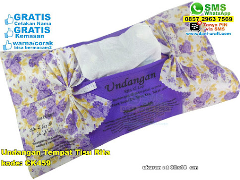 Undangan Tempat Tisu Nova | Souvenir Pernikahan