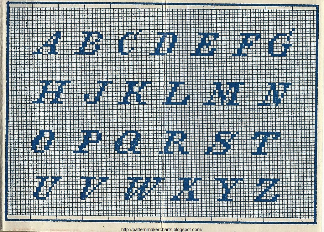 Gallerphot: buchstaben sticken kreuzstich
