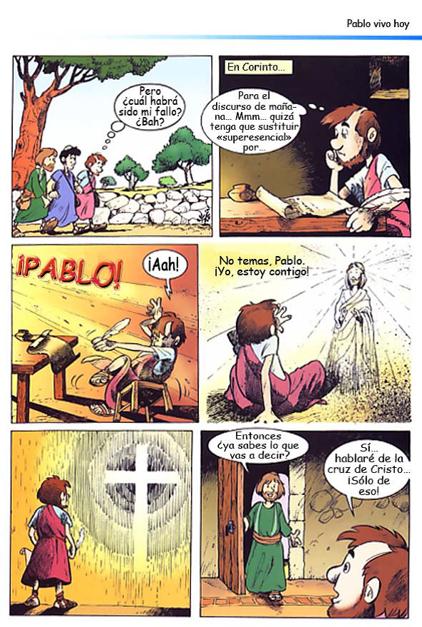 VIVAMOS LOS ESCRITOS DE PABLO: Comic: LA EVANGELIZACIÓN DE PABLO