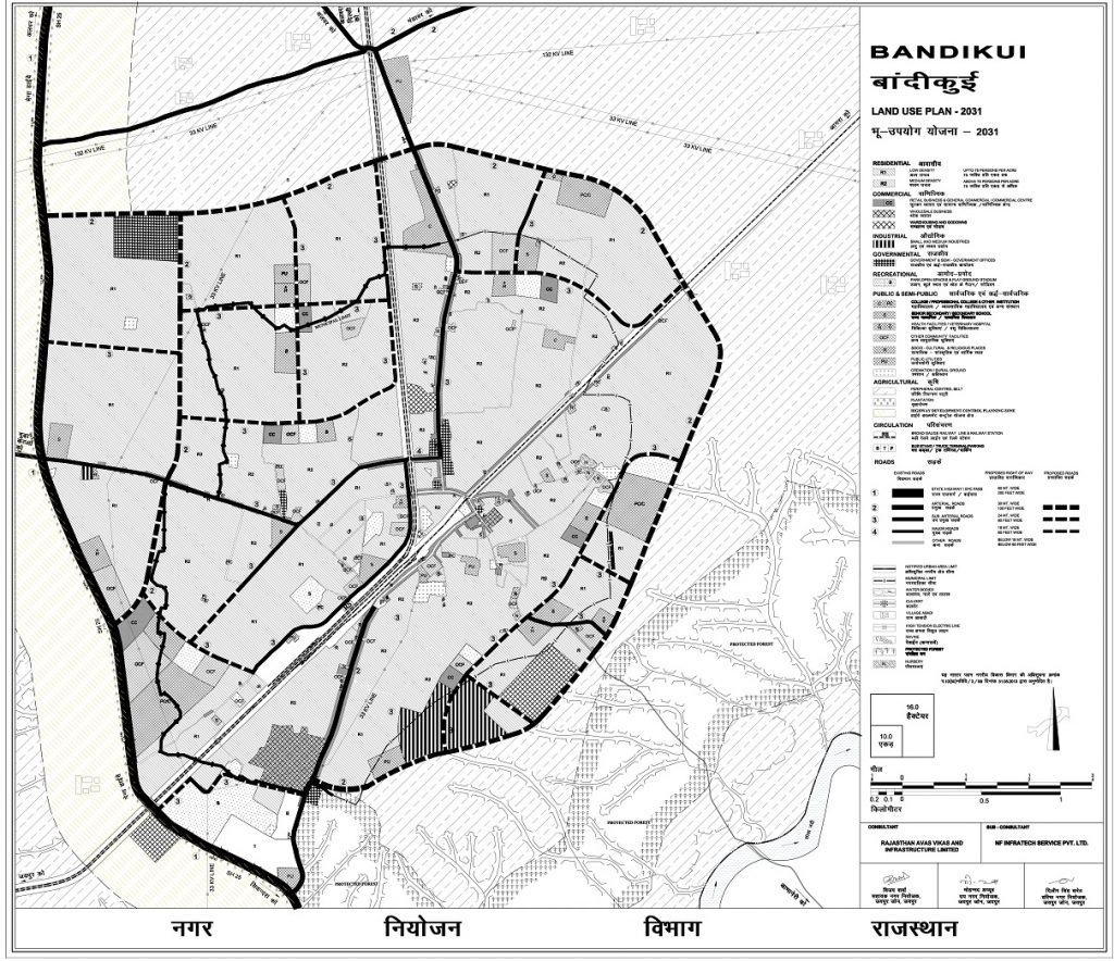 BANDIKUI DOCUMENTRY: Bandikui City Map 31/12/2018