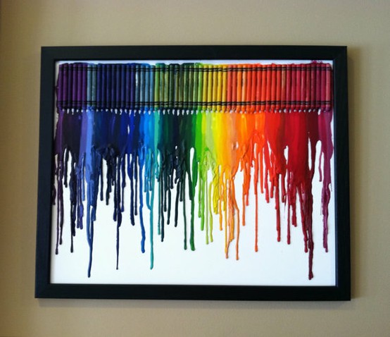 Nicole's Crafting Adventure: DIY Crayon Art