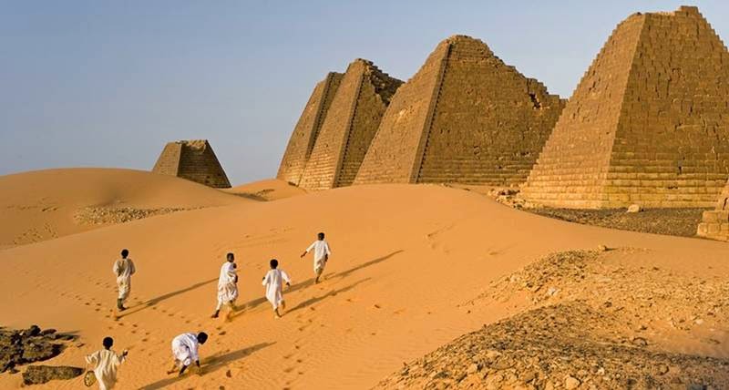 Pyramids of Nubia in North Sudan