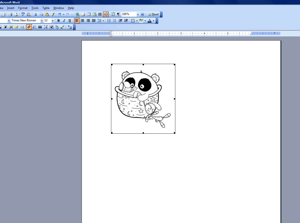 Tutorial: Resize Your Digital Stamp In Microsoft Word and Then Make a Card