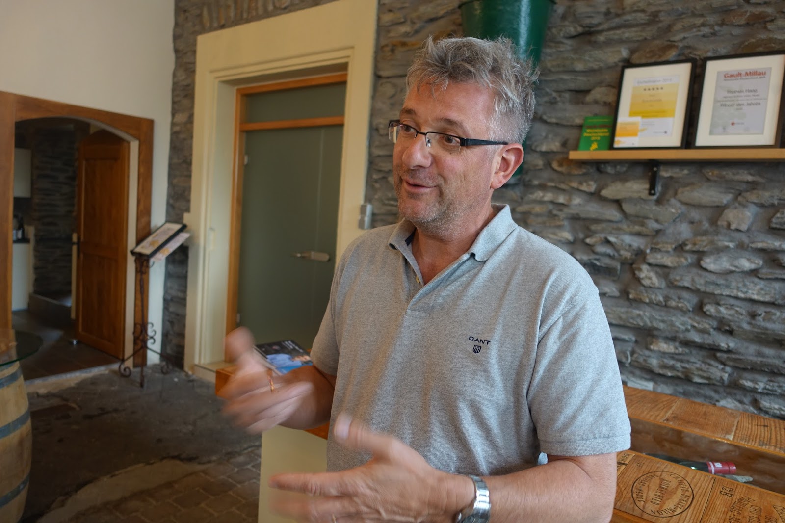 schiller-wine: Tasting at Weingut Schloss Lieser in Lieser with Owner ...