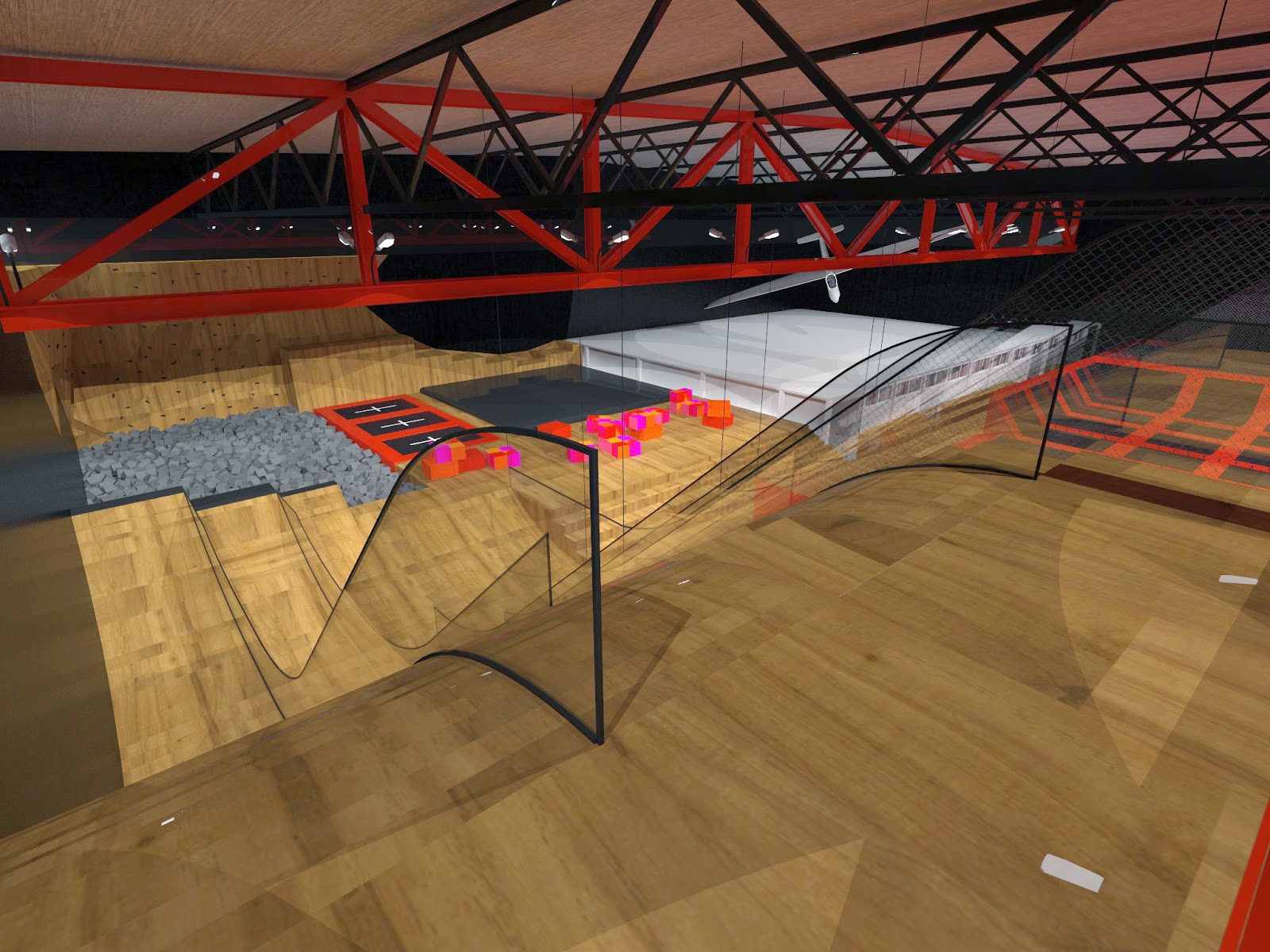 Ważne miejsca w Warszawie: Hangar 646 czyli pierwszy park trampolin w ...