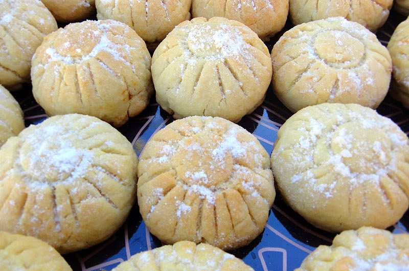 Maamoul o Pastas Árabes Rellenas de Higos