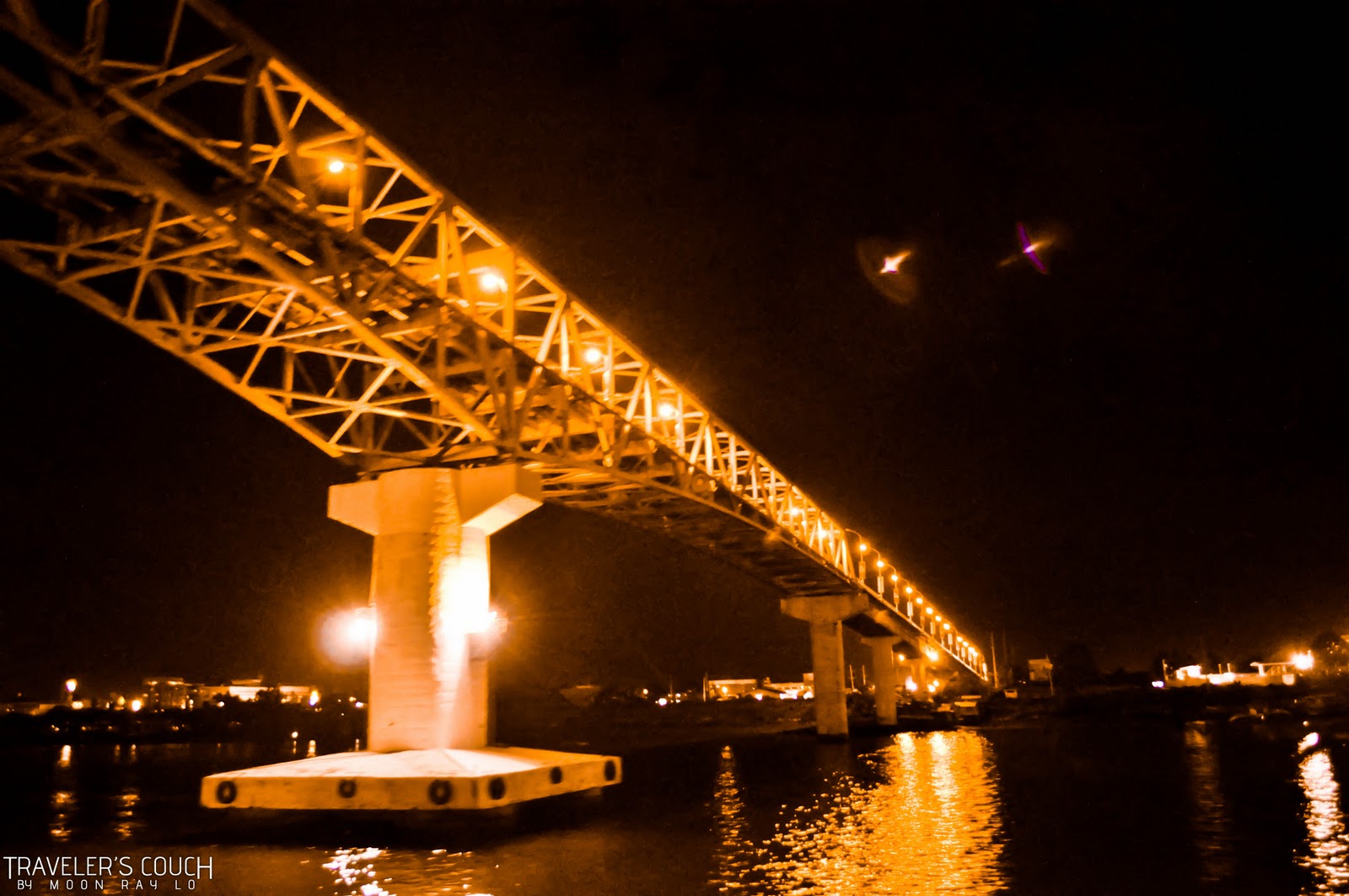 Mactan-Mandaue "Old" Bridge & Cebu City Lights at Night ~ Traveler's ...