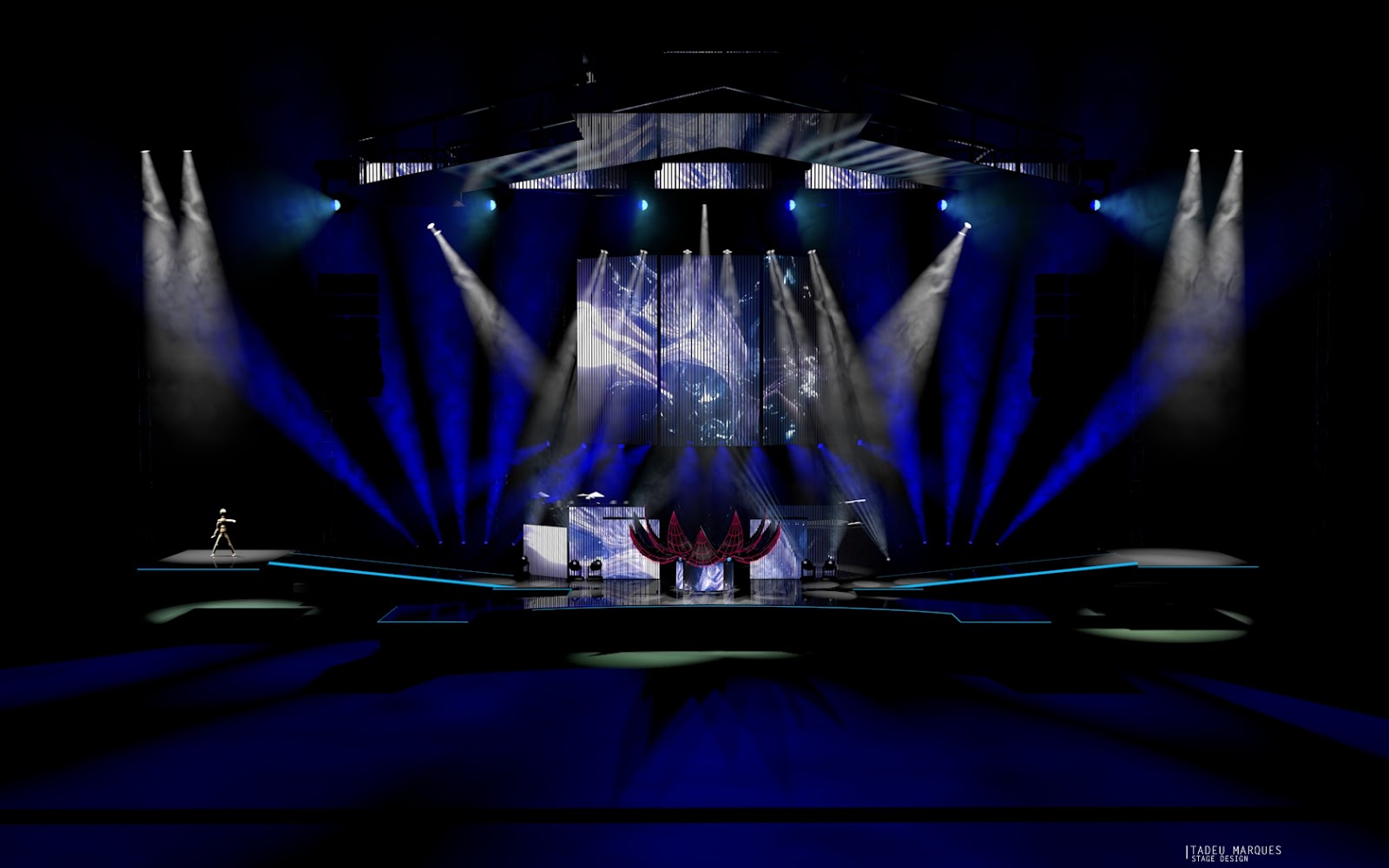 Tadeu Marques | Stage Desgin: Christina Aguilera : Lotus Tour