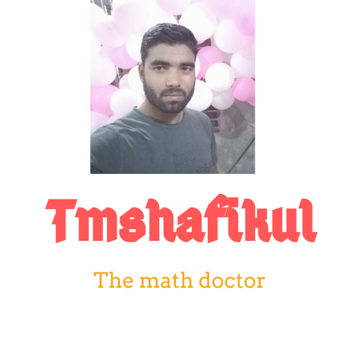 Tmshafikul The math doctor