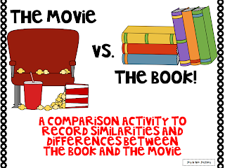 Fifth Grade Freebies: The Book VS The Movie
