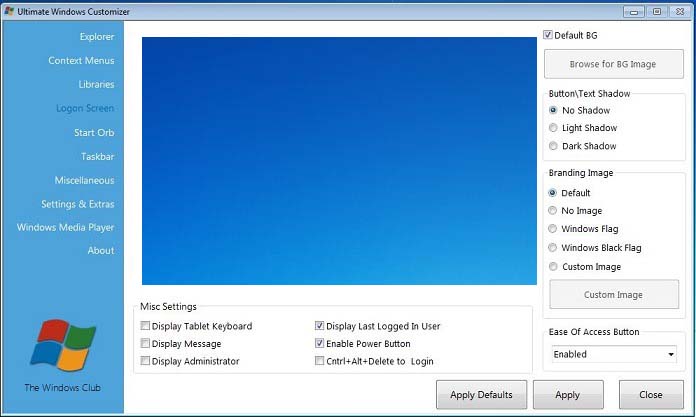 Tweak7: Ultimate Windows Customizer