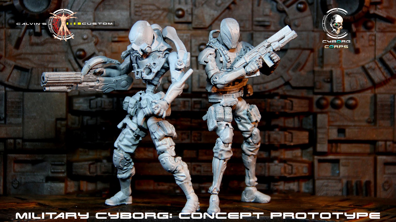 toyhaven: First Look at Calvin's Custom: 1:18 Military Cyborgs Concept ...