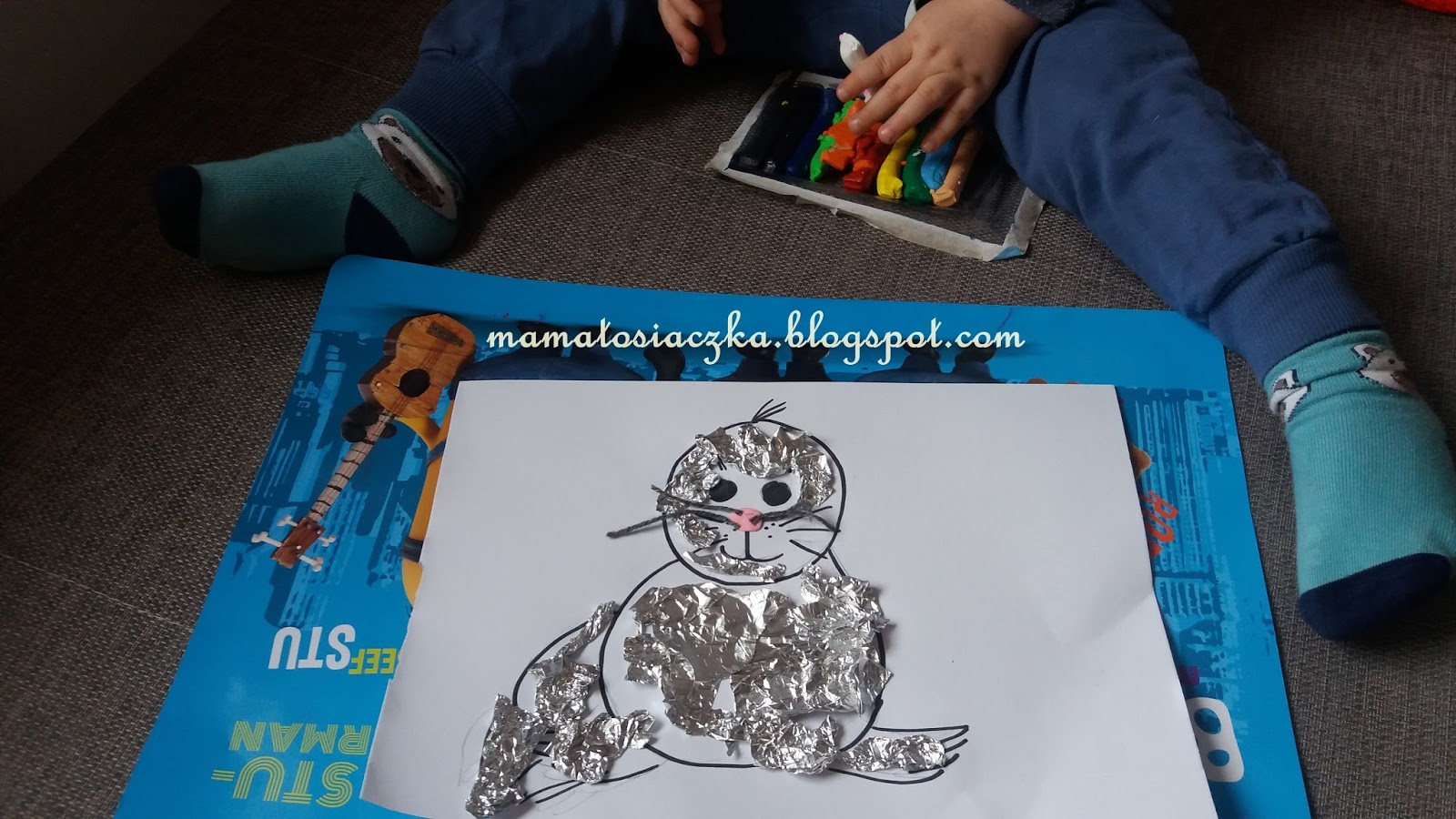 FOKA Z FOLII ALUMINIOWEJ - PROJEKT ZWIERZAKI - CUDAKI 3