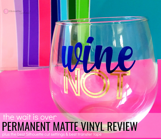 Permanent Matte Vinyl in All the Colors?! Yes...PLEASE!! - Silhouette ...