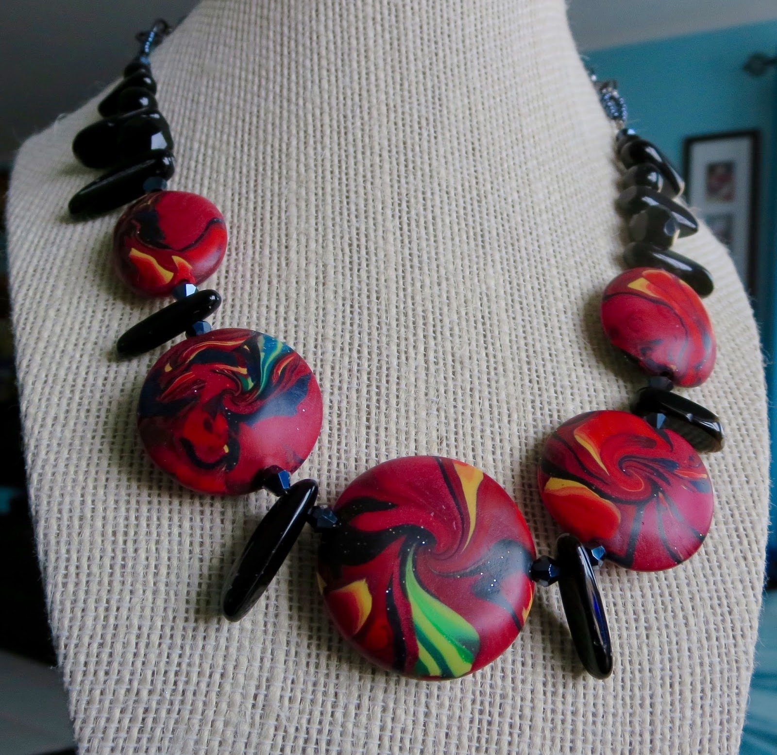 A Bergie Creation: NEW TODAY!! OKEEFE - Oriental Poppy Polymer Clay and ...