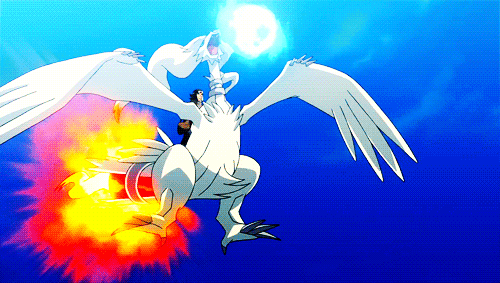 Reshiram Using Blue Flare