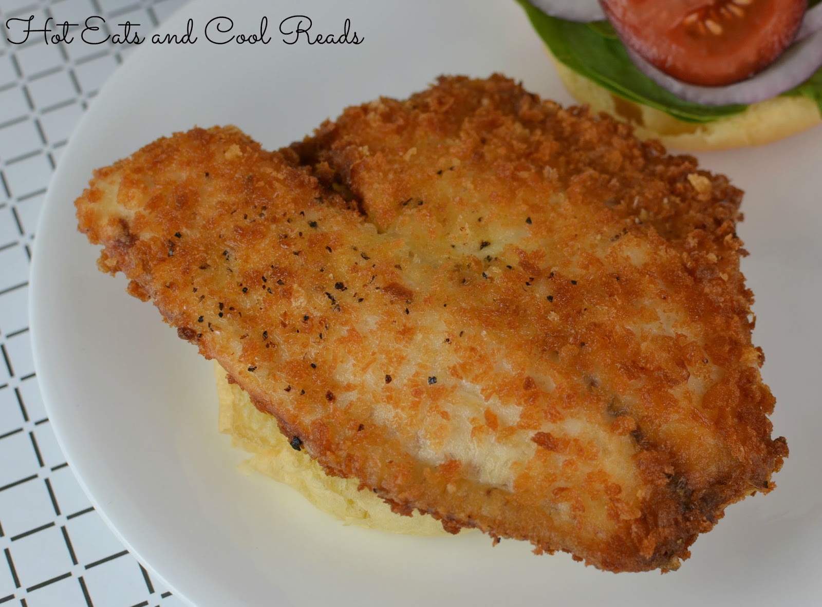 Hot Eats and Cool Reads: Easy Fried Fish Sandwich Recipe