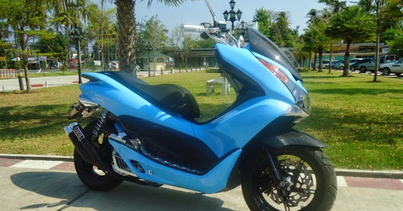 Info 45+ Modifikasi Pcx Biru