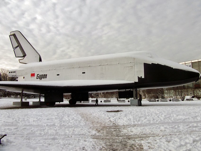 Spotted...cars in Moscow: Buran USSR Space Shuttle