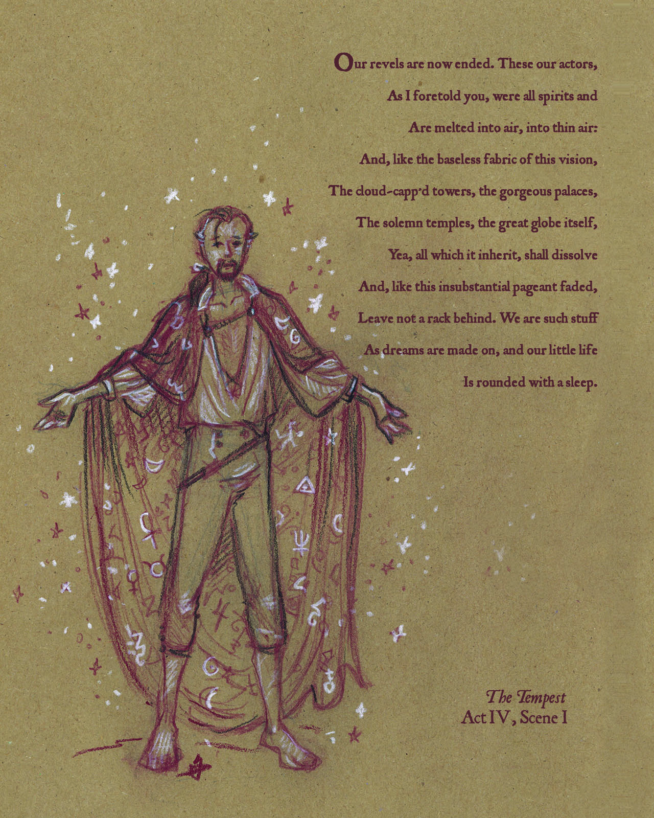 Jeff Davis Illustration: Various Character Sketches from Shakespeare