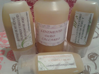 JABONES Y COSMETICA NATURAL "A FLOR DE PIEL": Linimento oleocalcareo ...