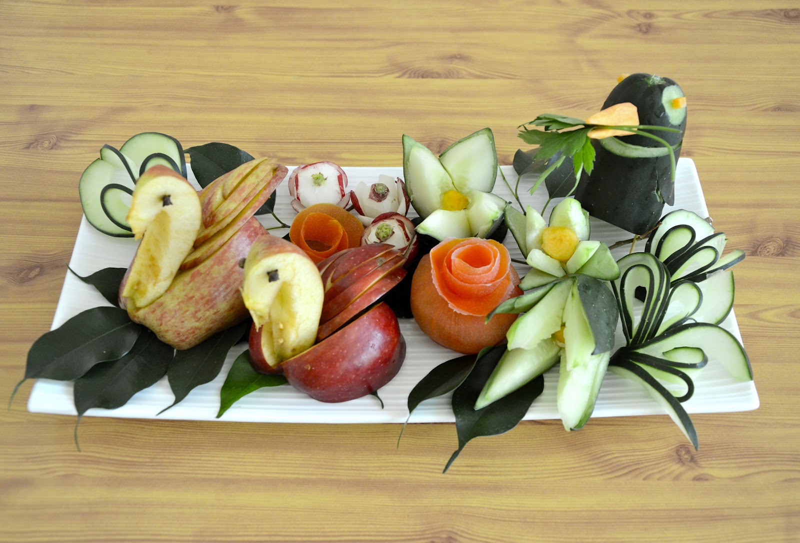 Orquidea Azulada: ARTE CON FRUTAS Y VERDURAS