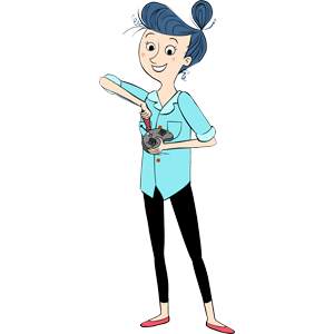 Cartoon Characters: Dot. (PNG)