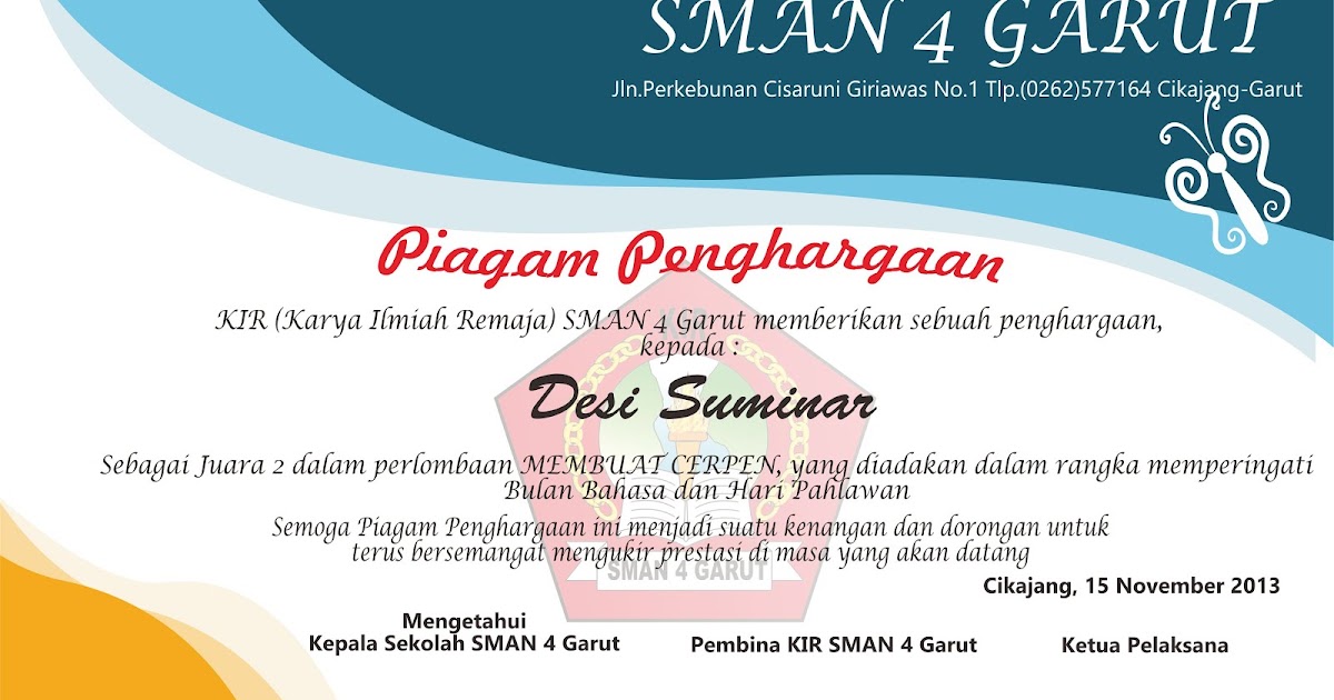 cara cepat membuat piagam ~ seputar microsoft word