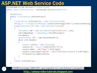 Sql server, .net and c# video tutorial: jQuery accordion in asp.net