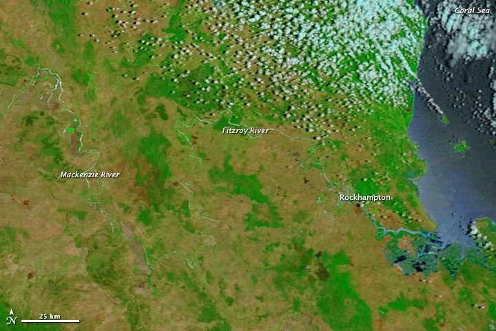 SA Weather and Disaster Observation Service: Flooding along the Fitzroy ...