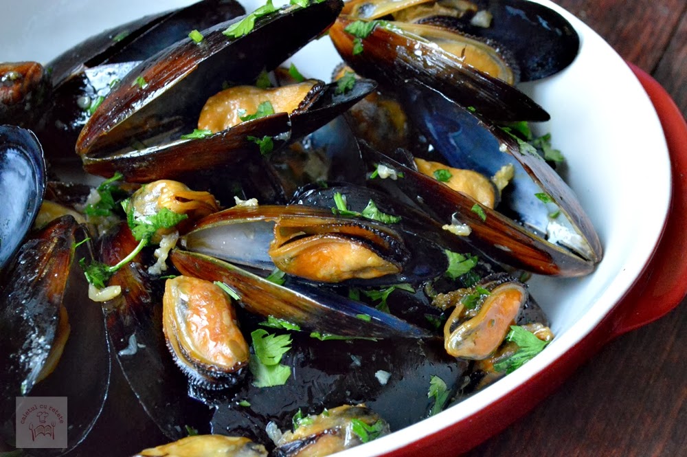 Midii cu usturoi si patrunjel - CAIETUL CU RETETE