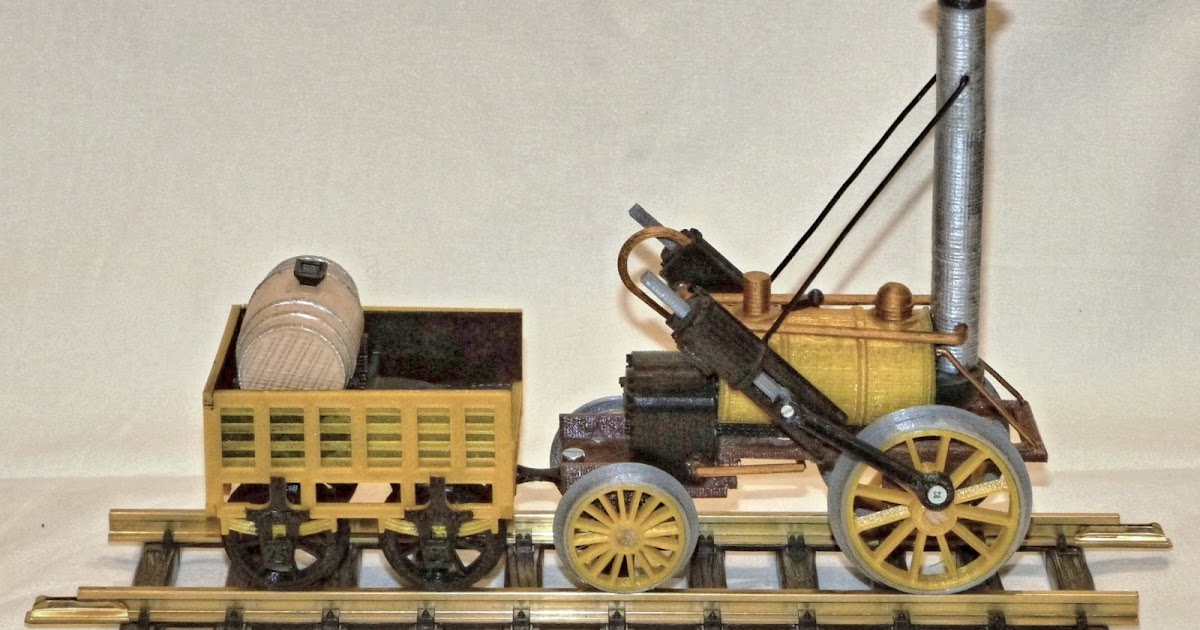 Martin E. Ludík: Stephenson Rocket 1:32 model 3D print
