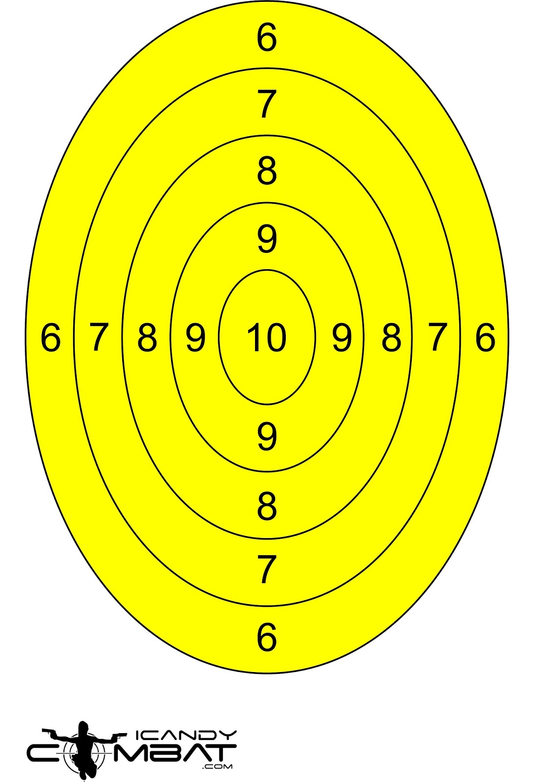 Распечатай и Стреляй!: Набор разноцветных овальных мишеней. Set of ...