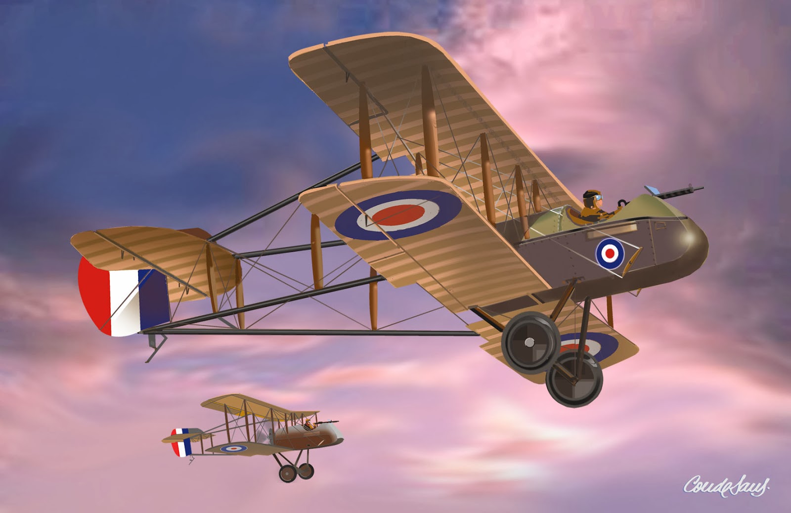 cromos m. conde: AIRCO DH 2