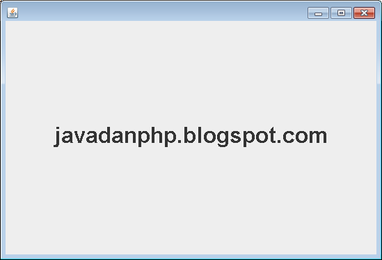 Memahami Konsep Dan Cara Menggambar Teks Yang Baik Di Java - Belajar ...