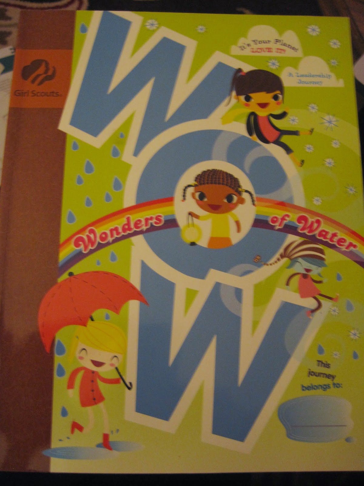 Girl Scout BROWNIE Troop # 733: Wonders of Water Sleepover