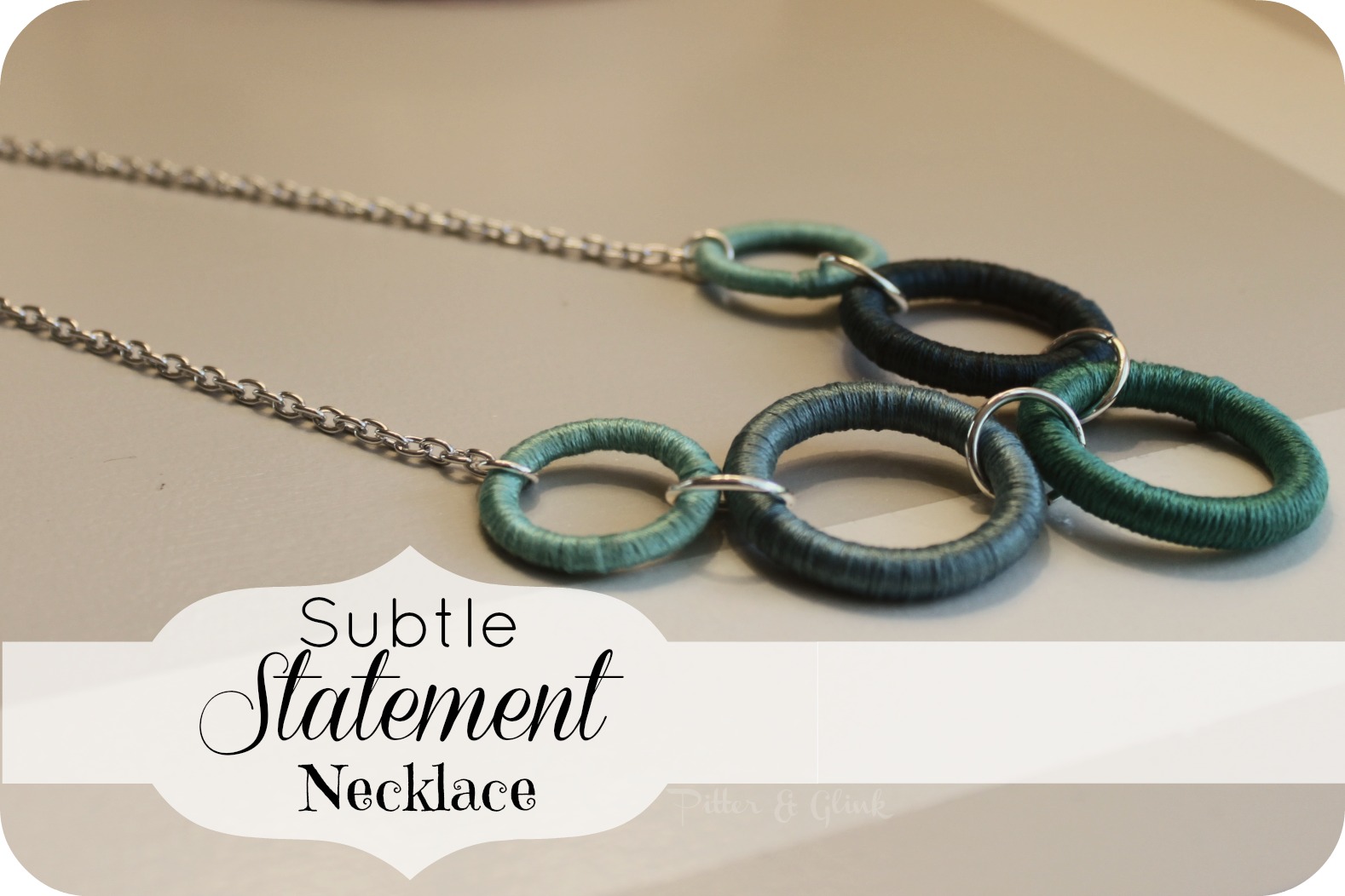 PitterAndGlink: {Subtle Statement Necklace}