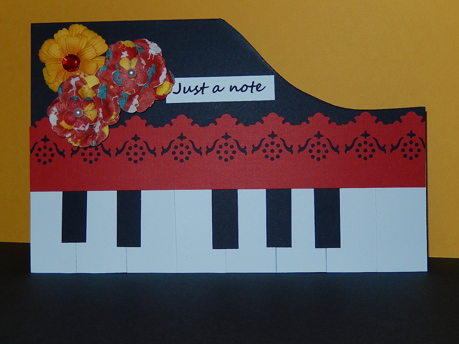 Piano Card • Just Imagine Crafts