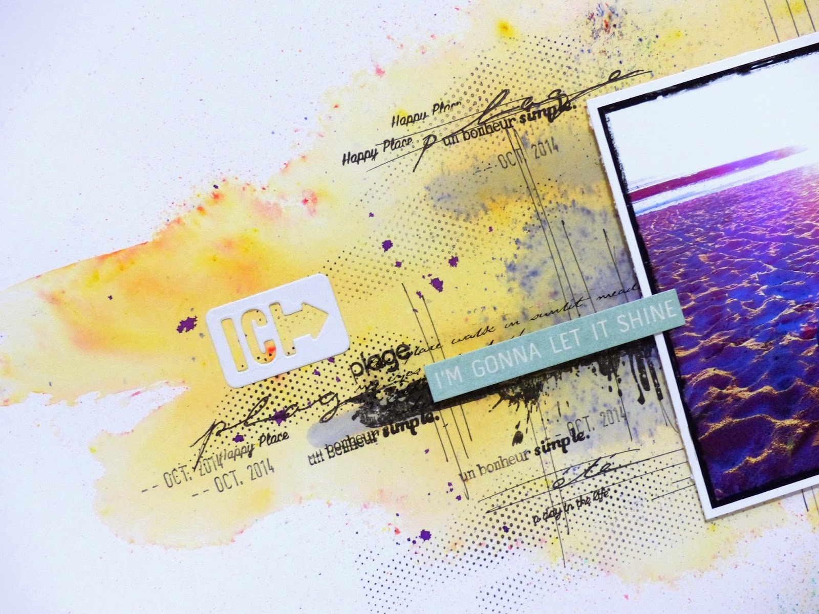 Mag&Scrap: Inspiration Color Your World : I'm gonna let it shine