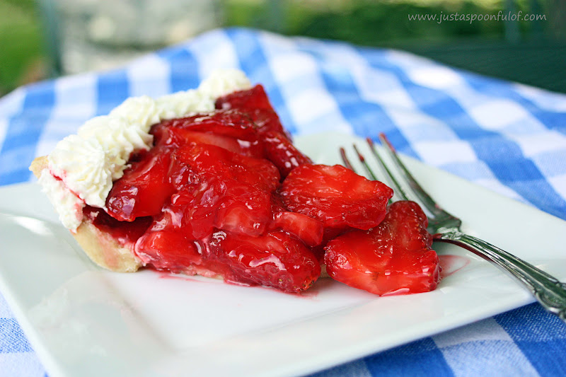 Just a Spoonful of: Strawberry Glaze Pie