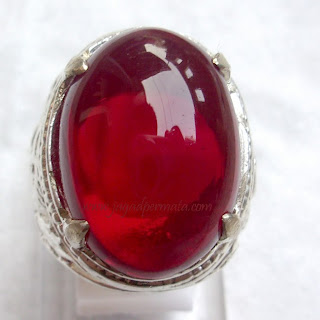 Cincin Red Obsidian JP221 -Jual Batu Permata Hobi Permata