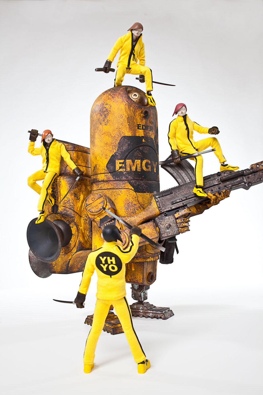 silent-mob: Yellow Hornet and EMGY Armtrong 1G 3A