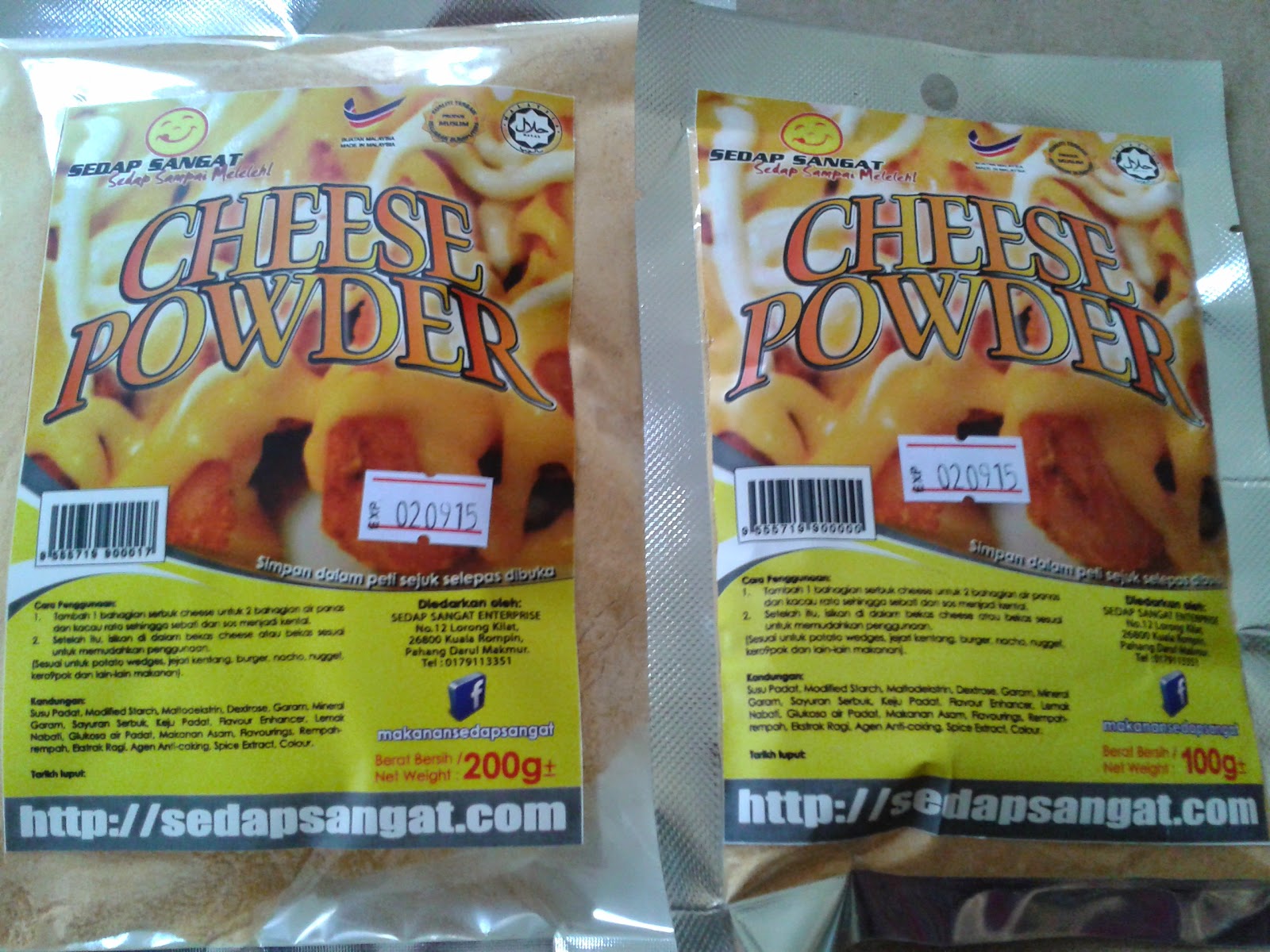 RESEPI MENGGUNAKAN CHEESY POWDER SEDAP SANGAT