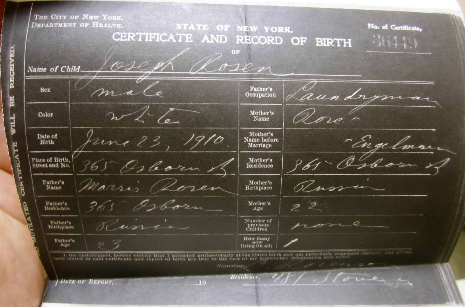 Susan Rosen Pics: George Rosen, historian of medicine: birthday 6-23-1910