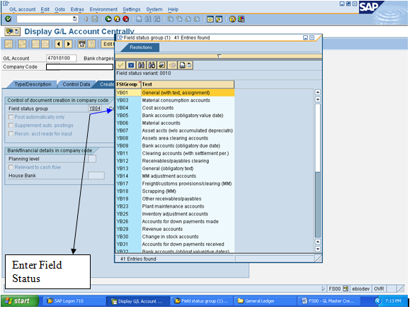 Free SAP Training Manuals: T Code-FS00: SAP FI (Financial) USER MANUAL ...