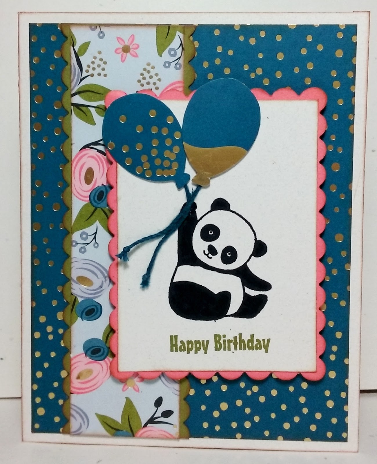 Chatterbox Creations: Birthday Panda for a Young Niece!