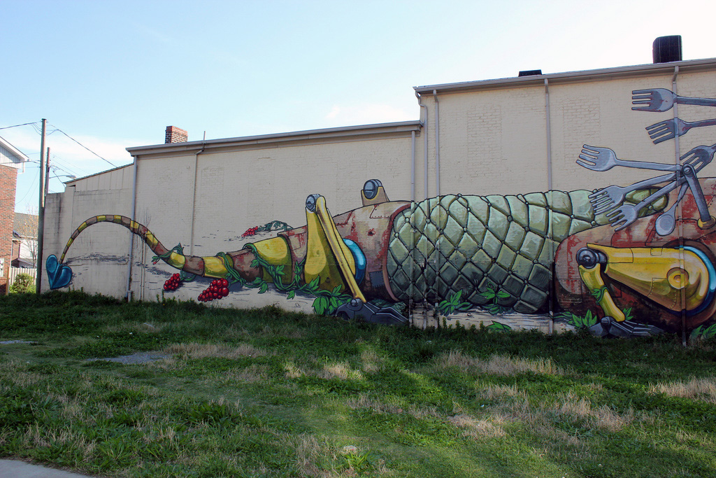 StreetArtNews ES: Segundo mural de Pixel Pancho en Richmond Virginia ...