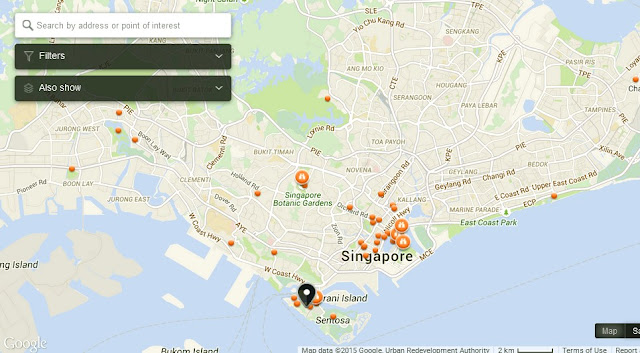 Sentosa Boardwalk Singapore Map - Tourist Attractions in Singapore ...